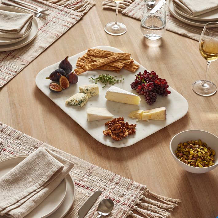 Organic Shaped Marble Serveware - Unique Dining Tray | West Elm