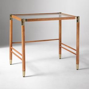 Open Box: Arnet Side Table (24") - Sienna, Glass Top | West Elm