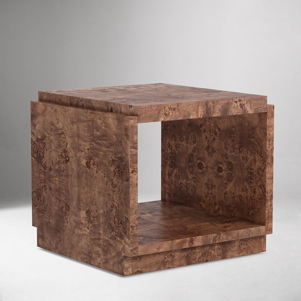Finlo Burled Side Table (22"–24") | West Elm