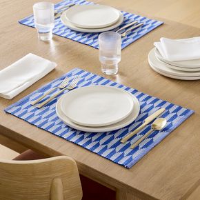 Optic Geo Cotton Placemat Sets | West Elm