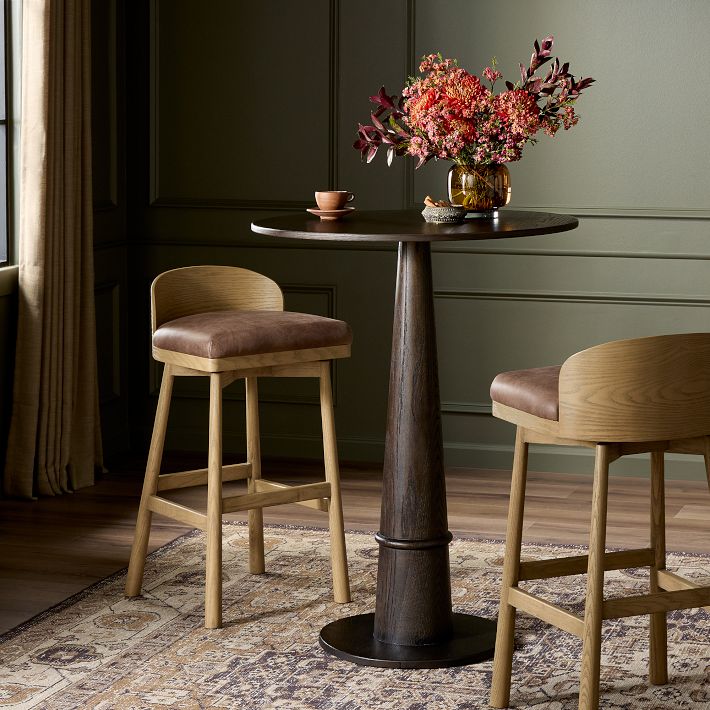 Pollux Swivel Bar & Counter Stools | West Elm