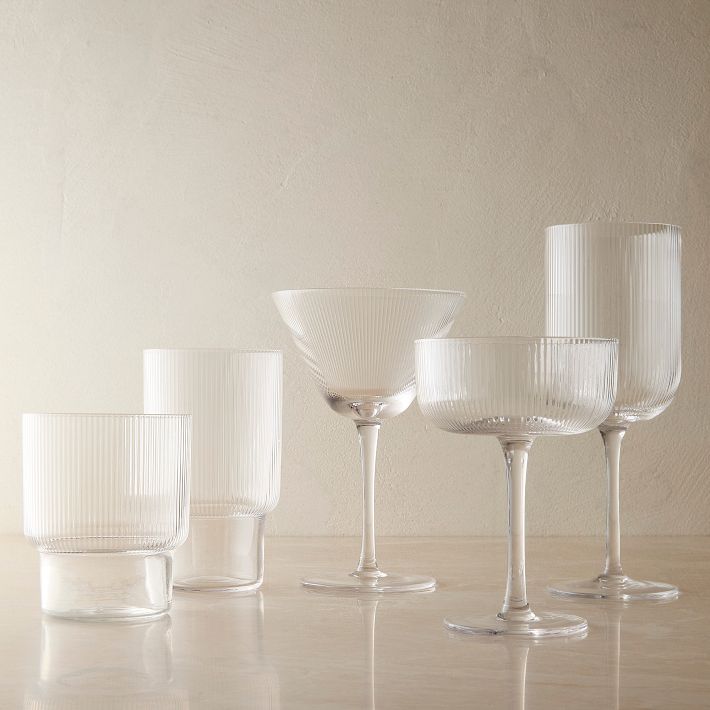 Fluted Glassware Sets | West Elm