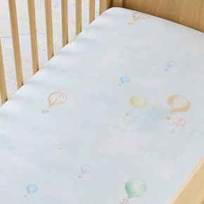 Joseph Altuzarra Hot Air Balloon Crib Sheet | West Elm