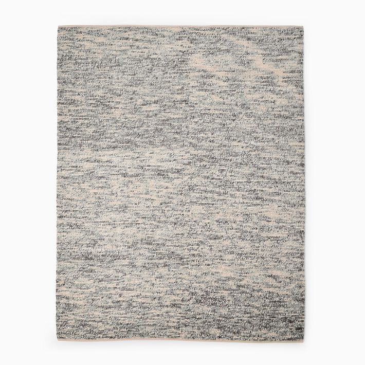 Mini Pebble Wool Jute Rug | West Elm