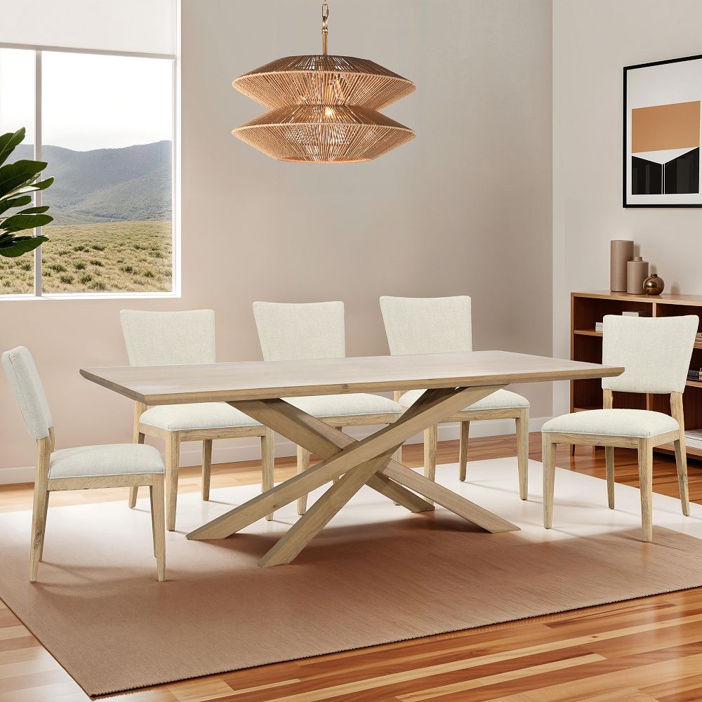 Nemy Solid Oak Dining Table (86.5") | West Elm