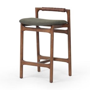 Open Box: Caton Counter Stool (26") - Atlantis Moss | West Elm