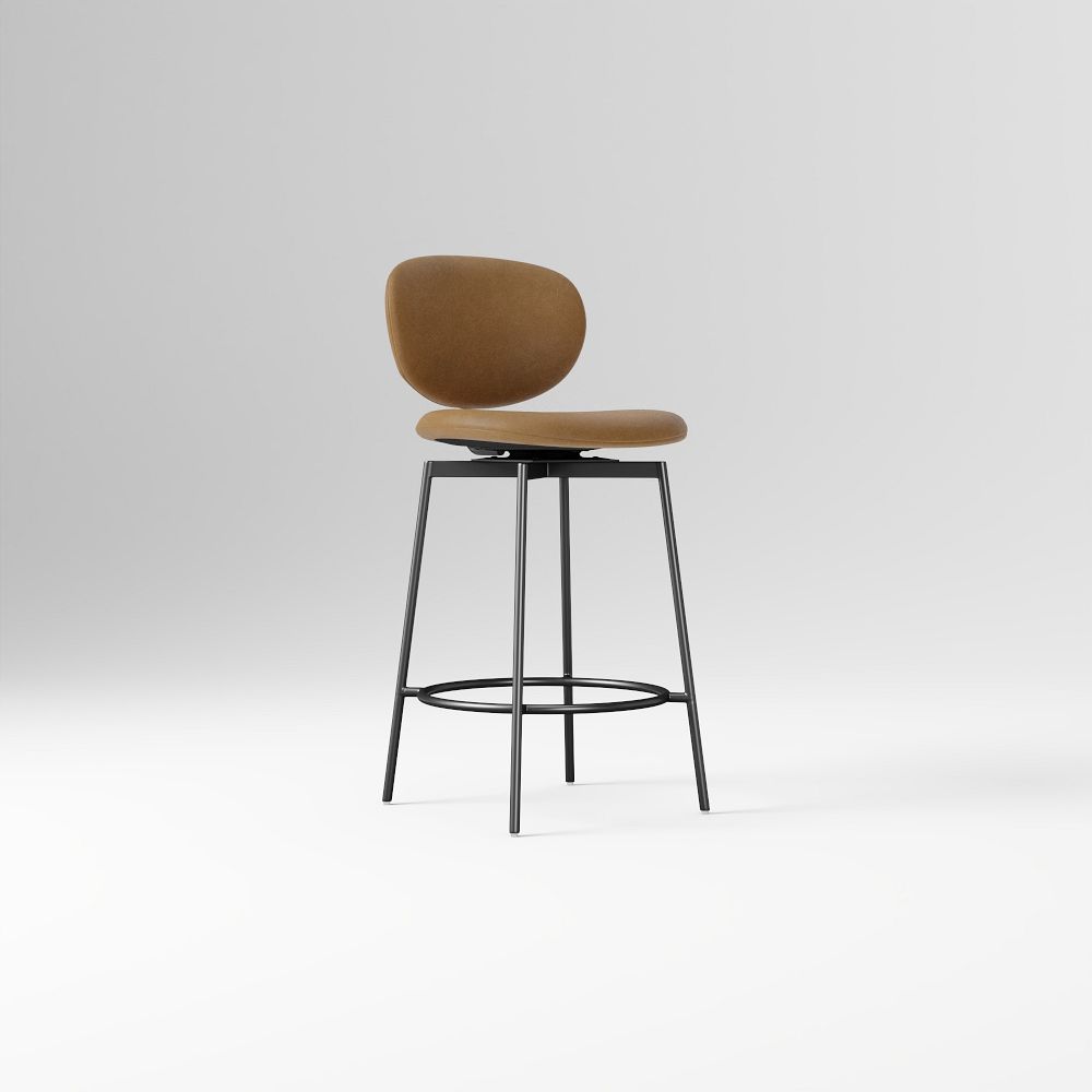 Open Box: Flynn Leather Bar & Counter Stool | West Elm