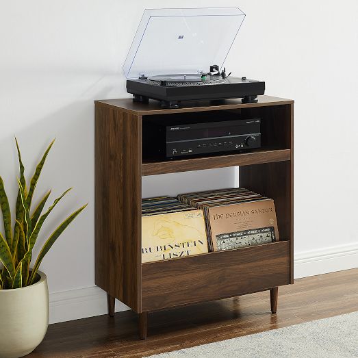 ikea record player console