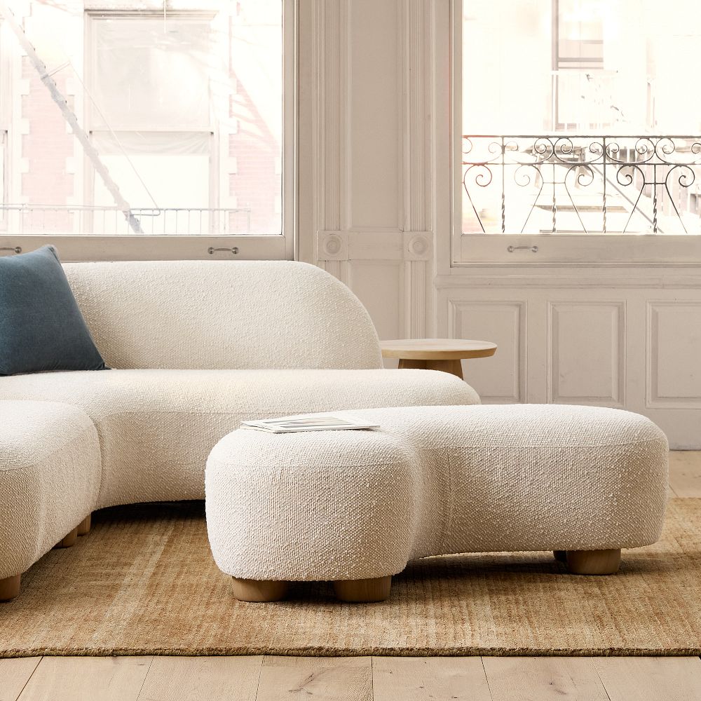Laurent Coffee Table Ottoman | West Elm
