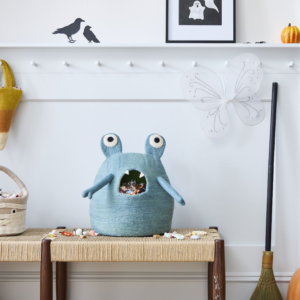 Halloween Felt Monster Candy Bowl | West Elm