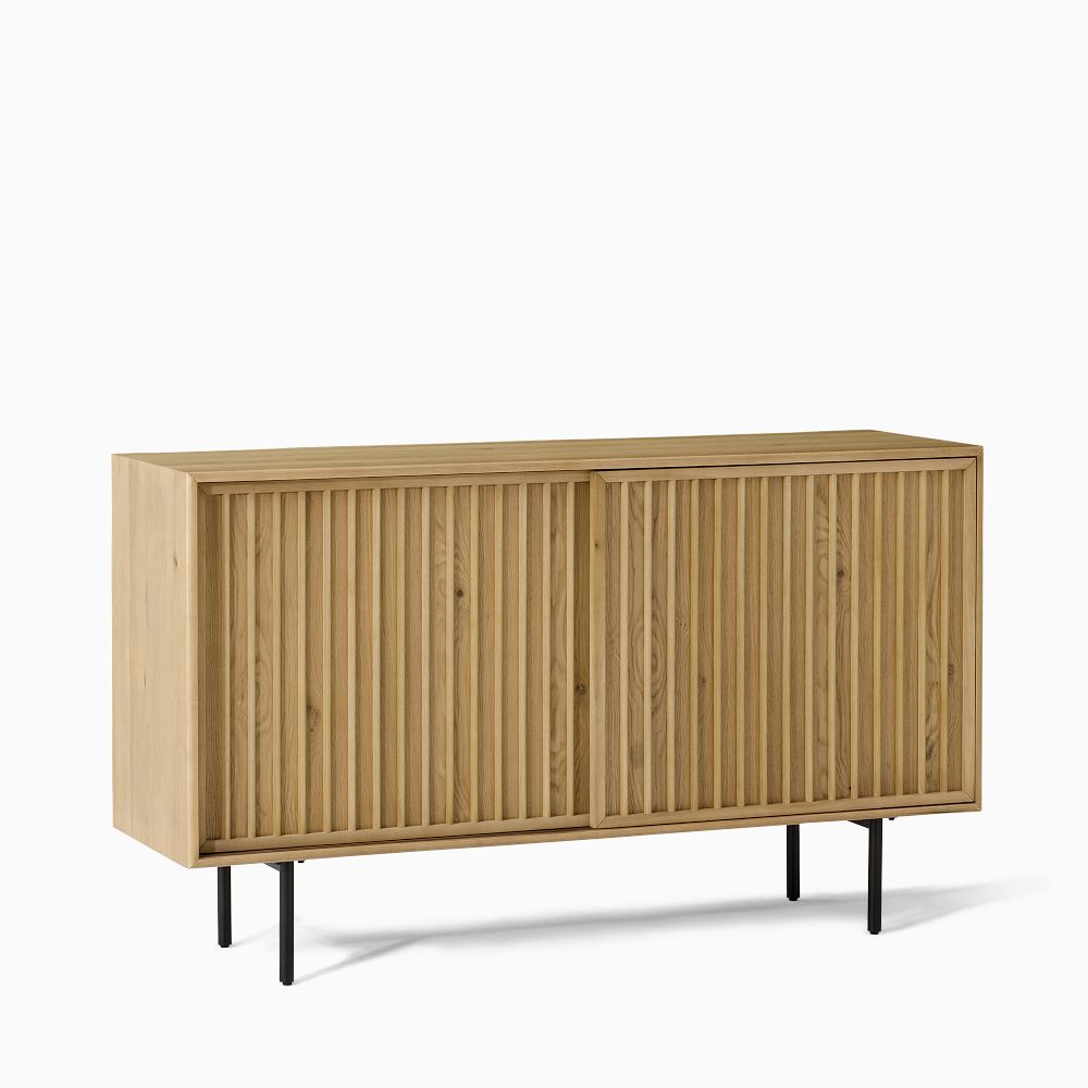 Open Box: Slatted Buffet (60") - Blonde | West Elm