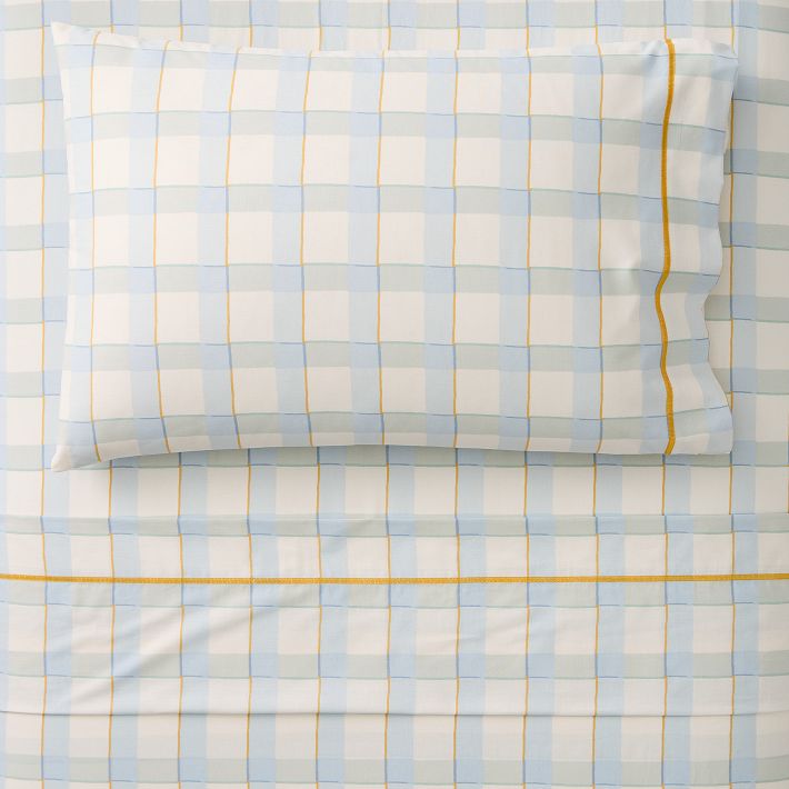 gray gingham sheets