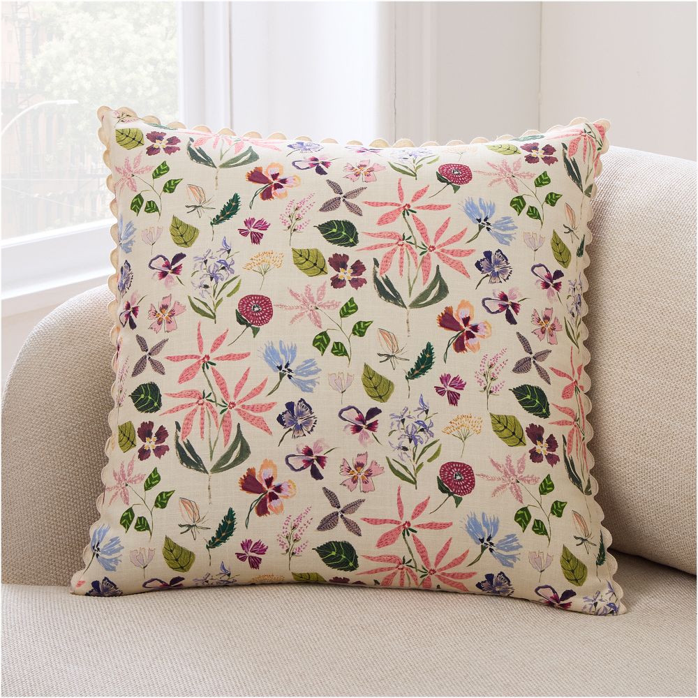 Lulie Wallace Floral Pillow Cover | West Elm