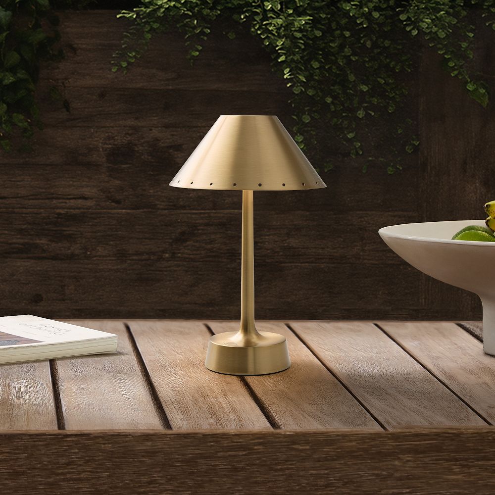 Merrit Indoor/Outdoor Wireless Table Lamp (12") | West Elm