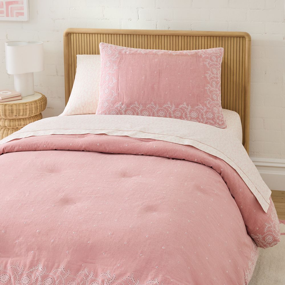 Eyelet Comforter & Shams Set | West Elm