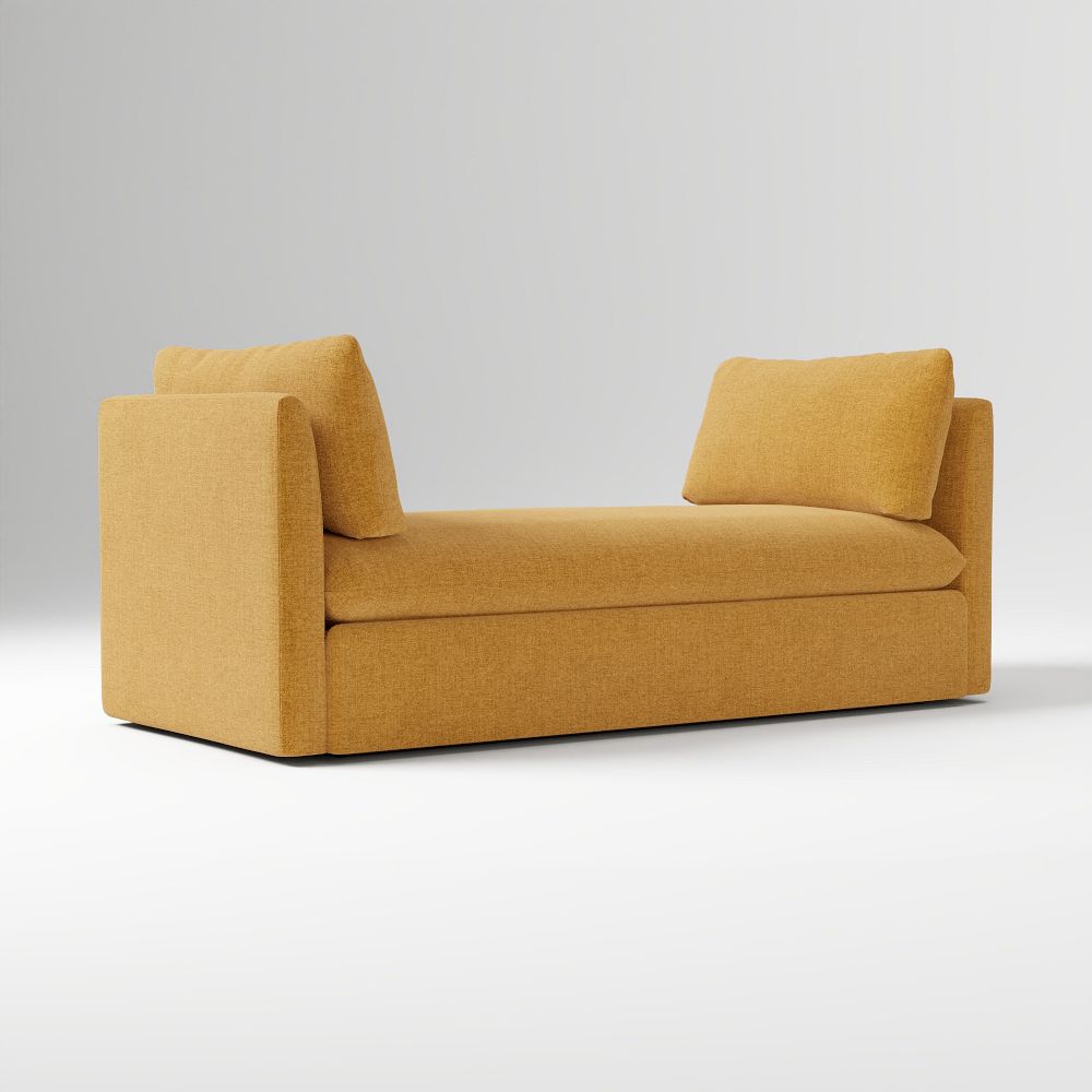 Open Box: Shelter Daybed (71") - Performance Distressed Velvet Dijon ...