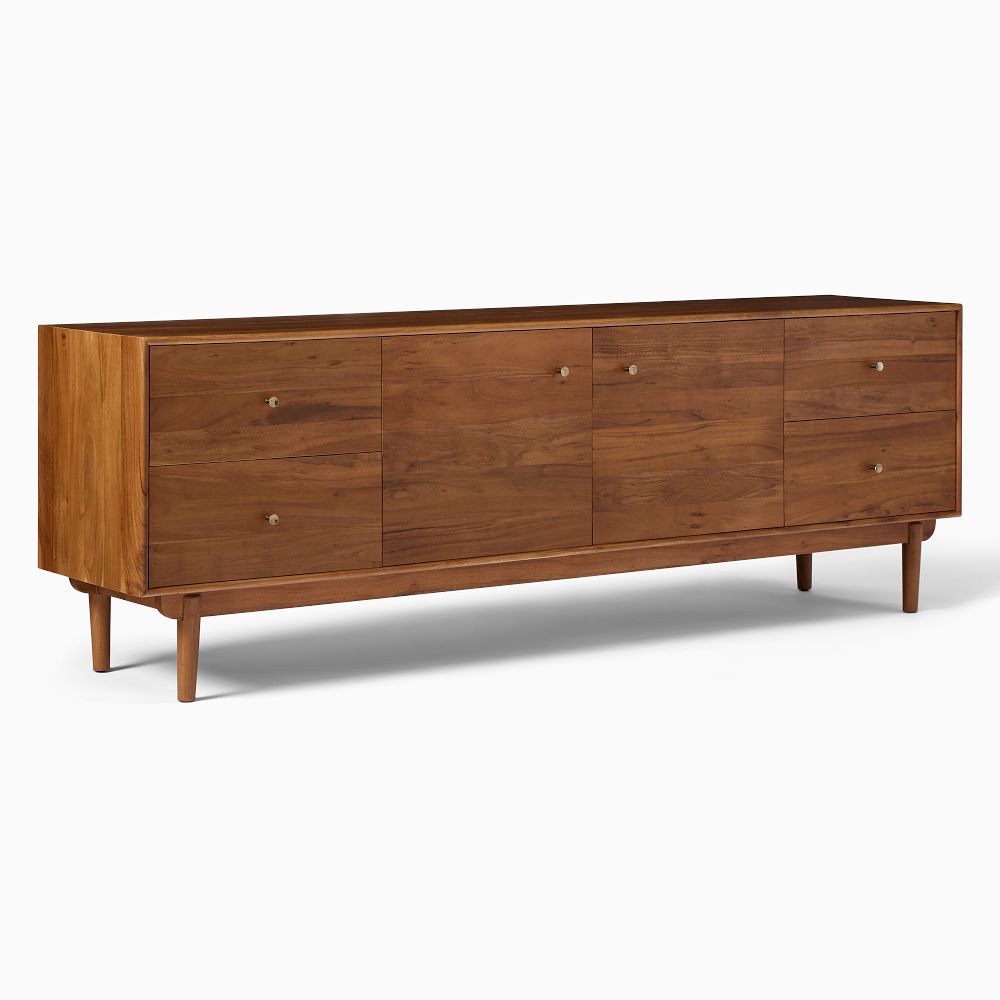 Keira Solid Wood Media Console 80" | West Elm