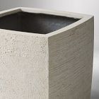 Curved Square Ficonstone Indoor/Outdoor Planters | West Elm