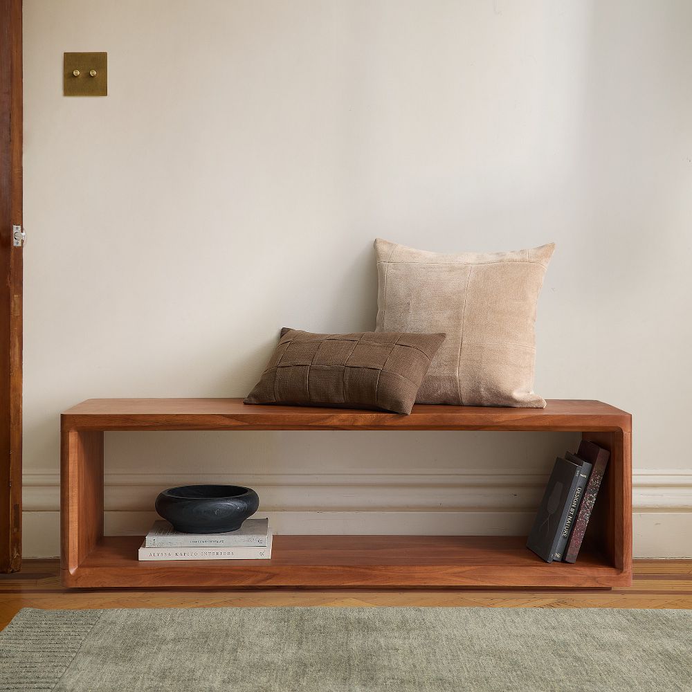 Calla Solid Wood Entryway Bench (42"–56") | West Elm