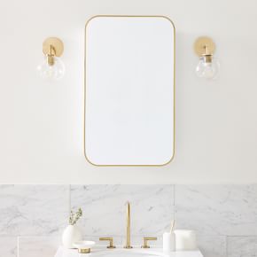 Seamless Medicine Cabinet for Bath Storage | West Elm