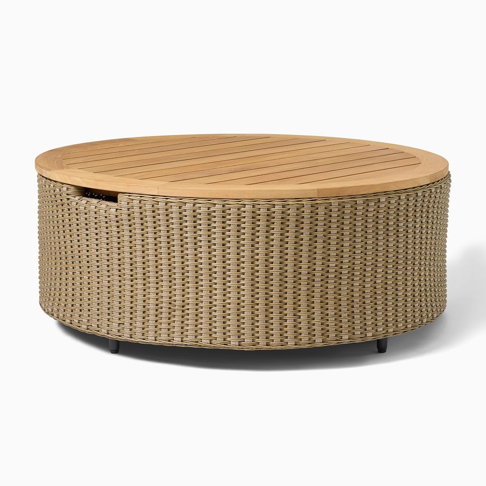 Cassis Outdoor Round Coffee Table (32") | West Elm