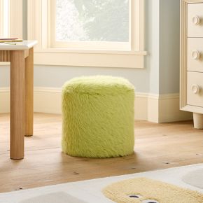 Mini Monster Furry Play Stool | West Elm