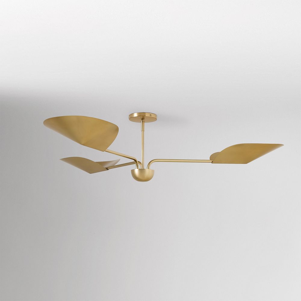 Open Box: Laughton 3-Light Chandelier (48") - Champagne Bronze | West Elm