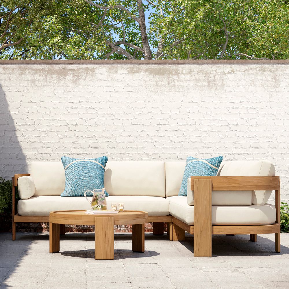 Build Your Own - Monterey Outdoor Teak Sectional | West Elm