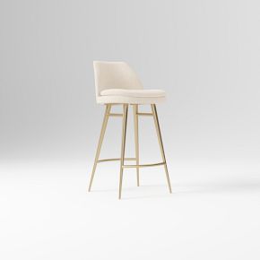 Open Box: Finley Counter Stool (26") - Performance Basket Slub Sand ...