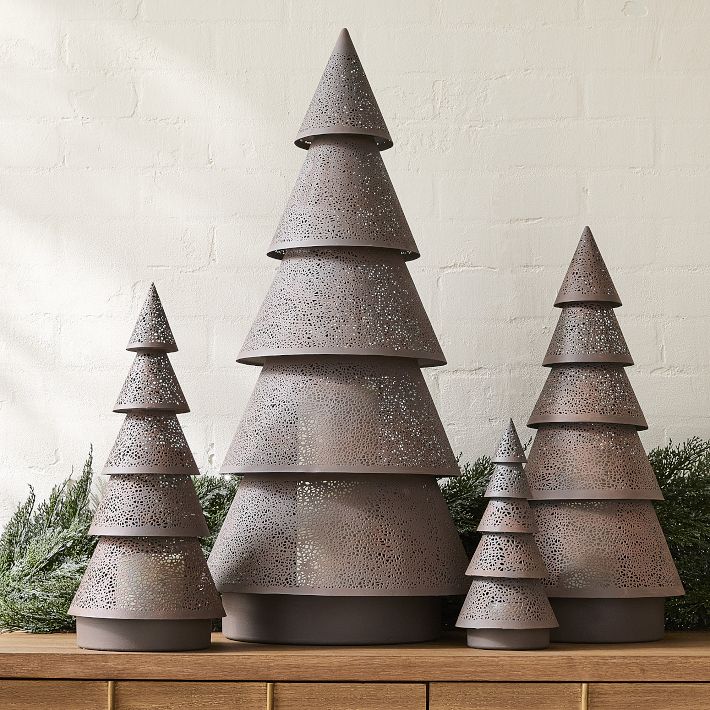 Shiny-Brite™ Pink Glass Ball Tabletop Tree Cluster | West Elm