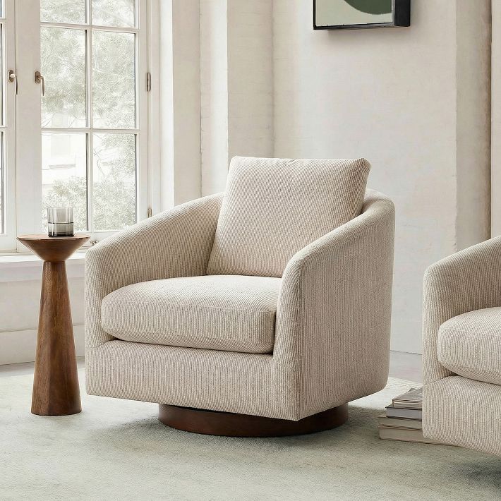 Imogene Swivel Chair | West Elm